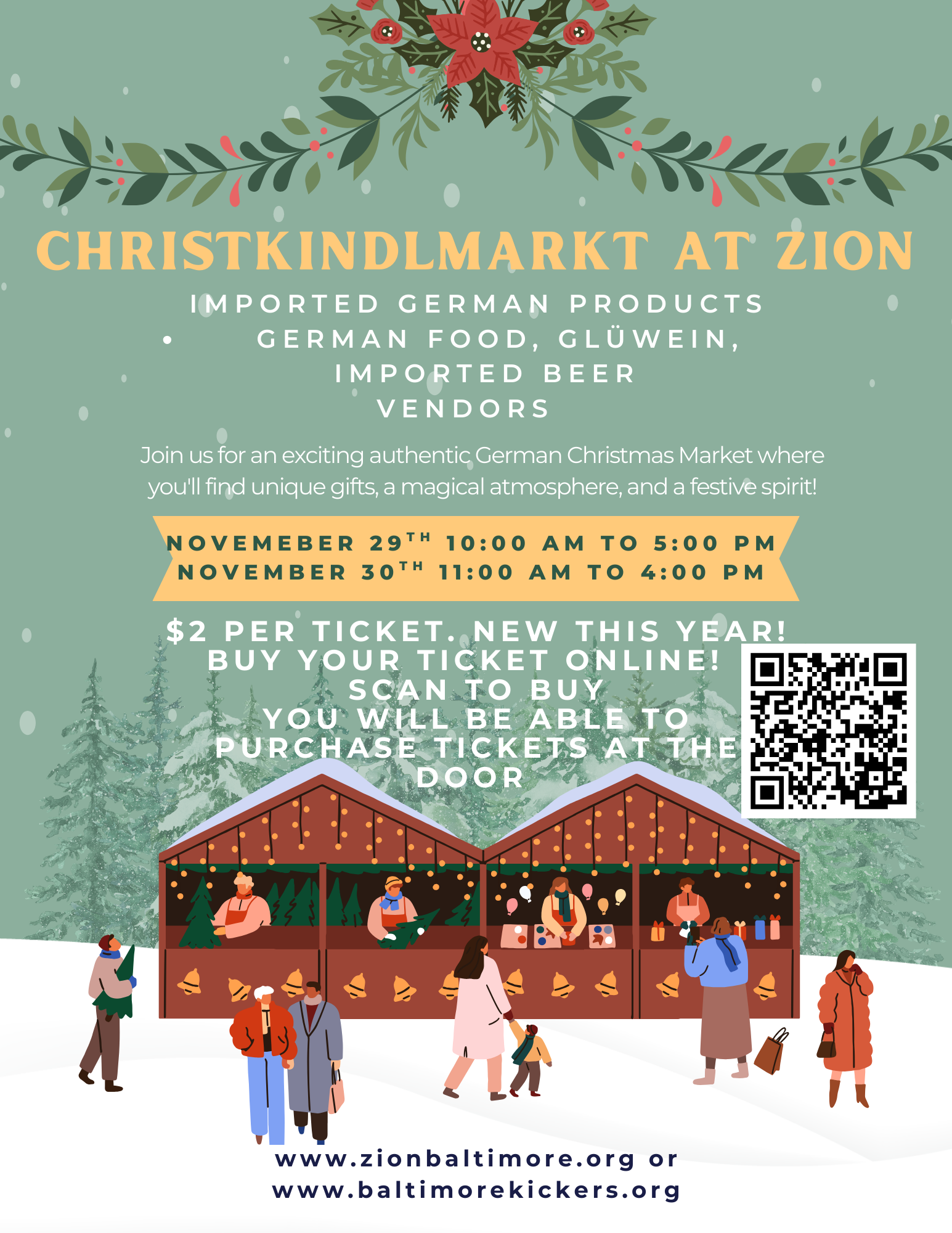 Christkindlmarkt at Zion Church – Zion Church of the City of Baltimore